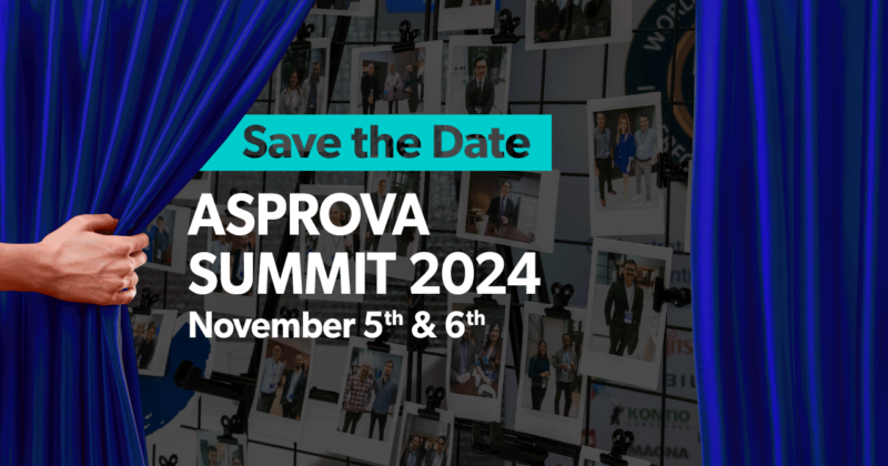 Save the Date: Asprova Summit 2024 | November 5–6 in Frankfurt (DE) - Asprova GmbH